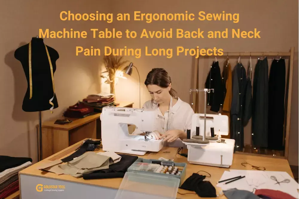 Choosing an Ergonomic Sewing Machine Table to Avoid Back and Neck Pain ...