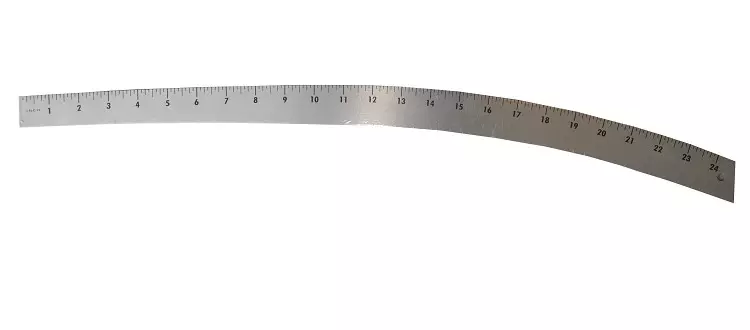 24" Hip Curve Metal Rule | GoldStar Tool