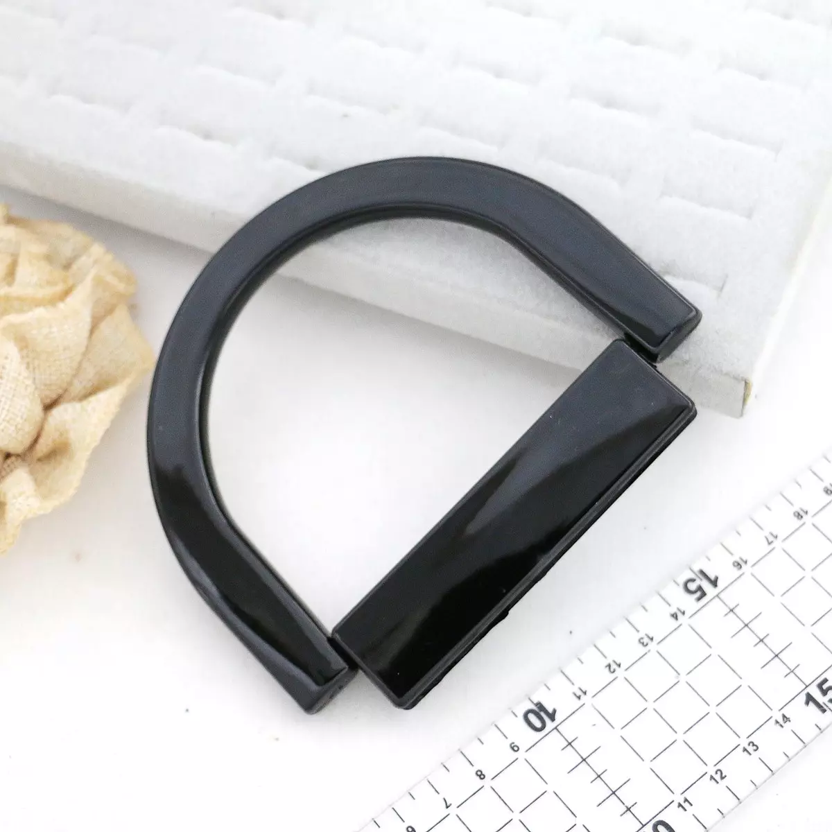 Purse Handle - C Shaped Plastic Black | GoldStar Tool