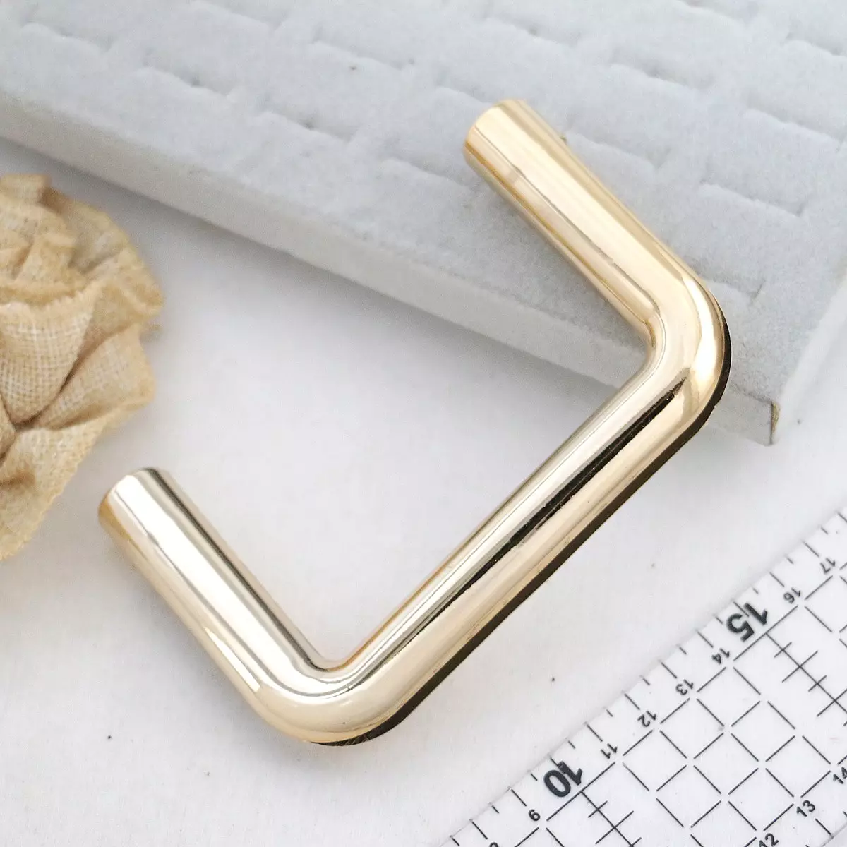 Purse Handle - Rectangle Gold | GoldStar Tool