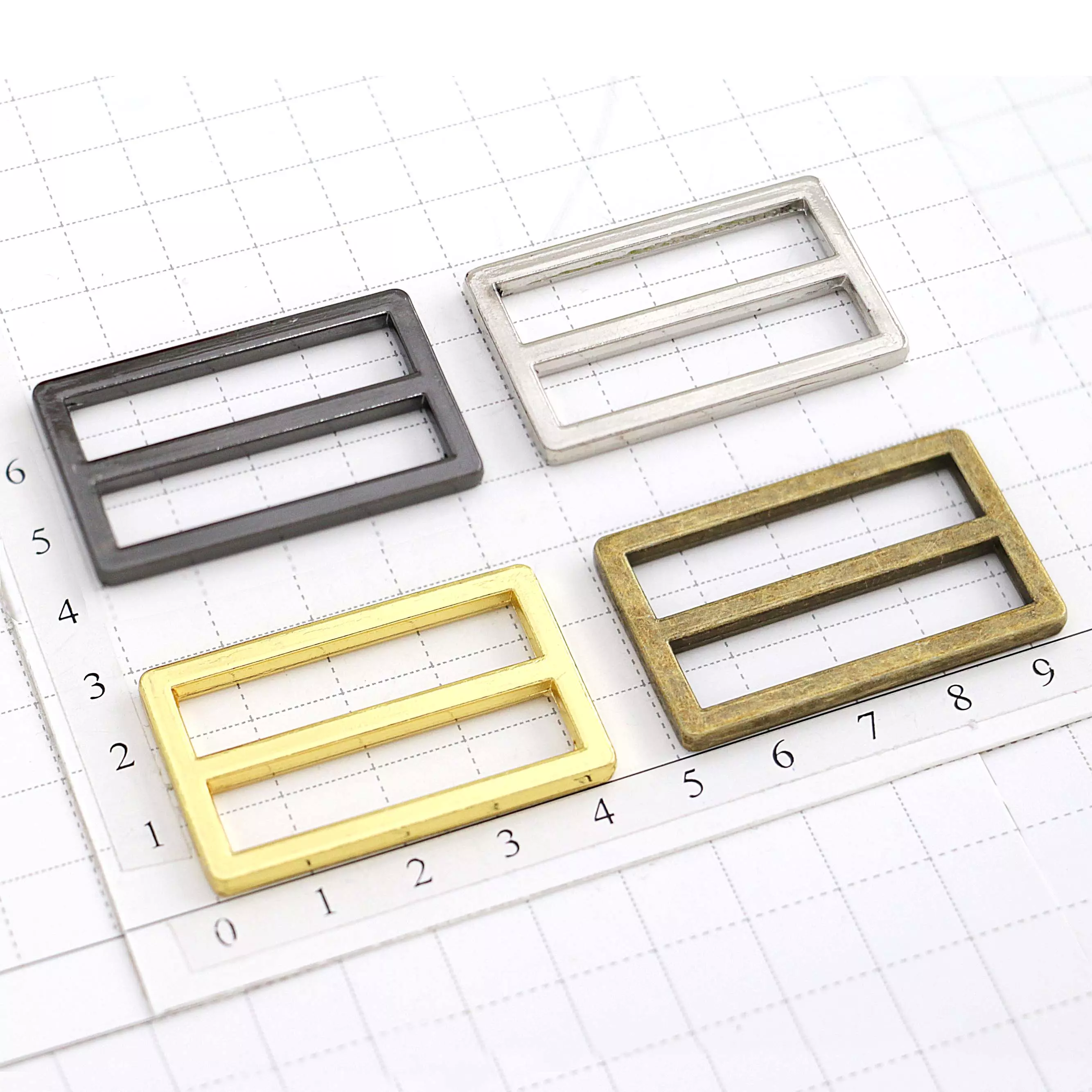 Metal Buckle - Square Double Loop | GoldStar Tool
