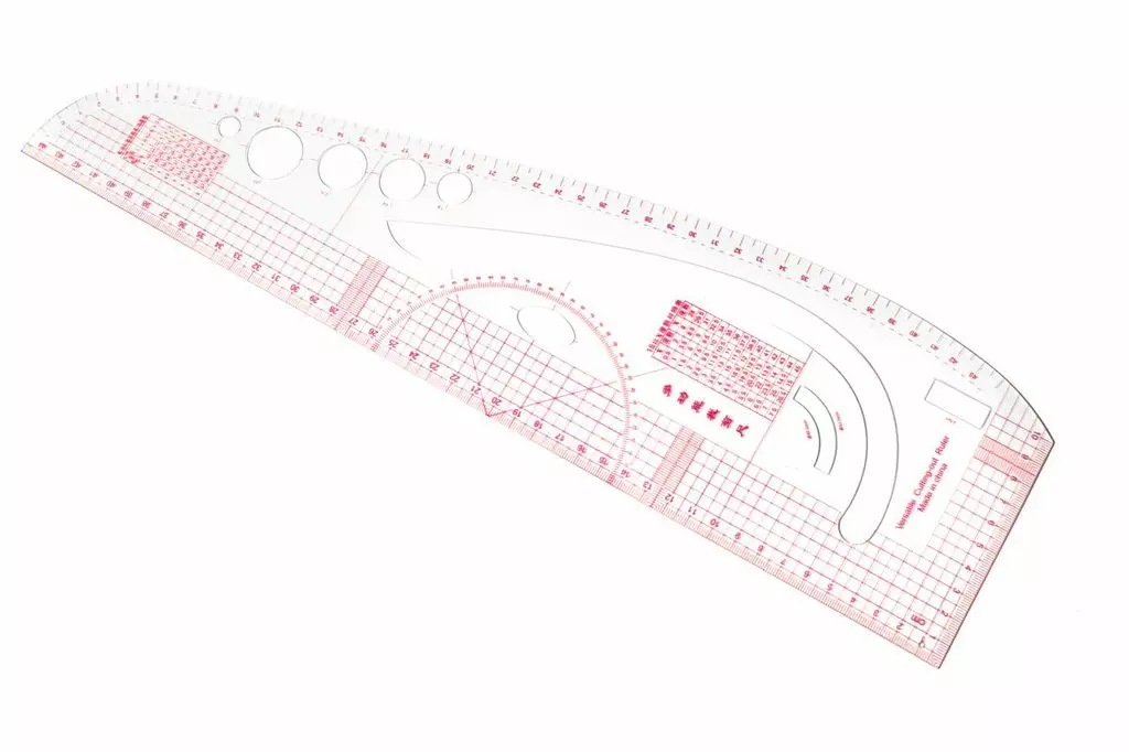 Versatile Cutting-Out Ruler Metric | GoldStar Tool