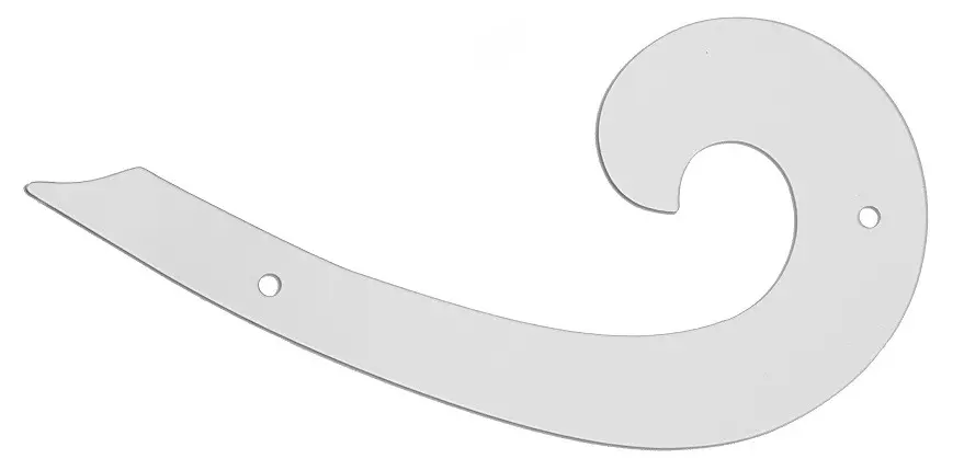 17" Plastic French Curve | GoldStar Tool