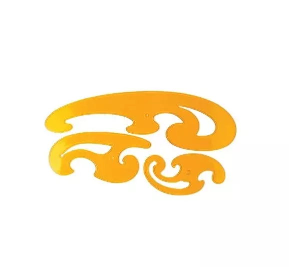 French Curve Set, C-Thru® (3 pc) | GoldStar Tool