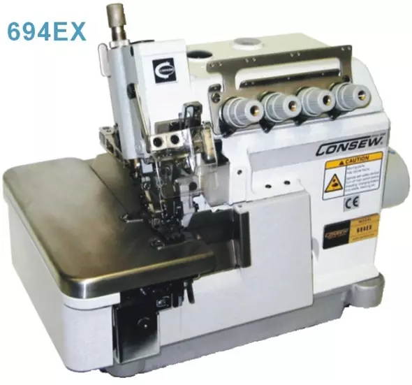 Consew 694EX High Speed Overlock Machine With Table and Servo Motor ...