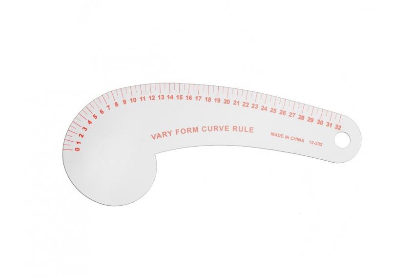 Vary Form Curve 32 cm Plastic Ruler | GoldStar Tool