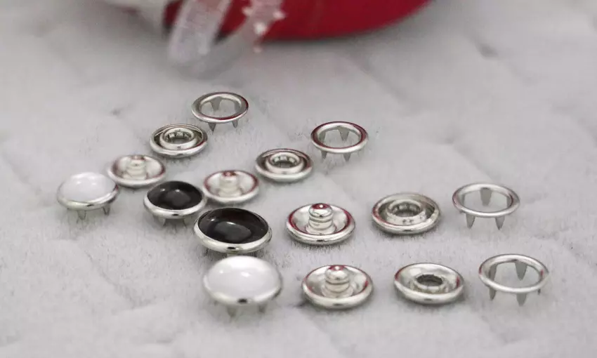 Pearl Prong Ring Snaps With Button Cover | GoldStar Tool