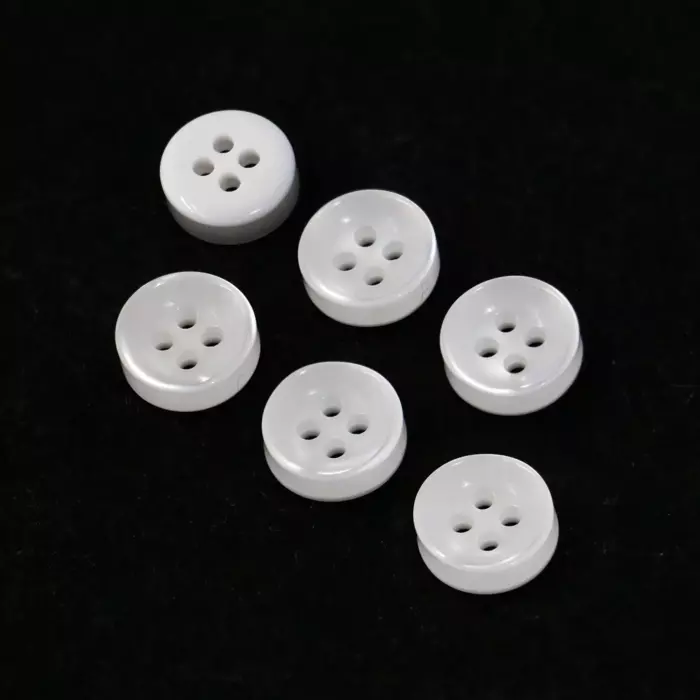 White Resin Buttons | GoldStar Tool