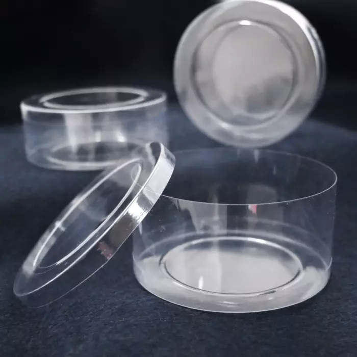 Clear Round Plastic Container | GoldStar Tool