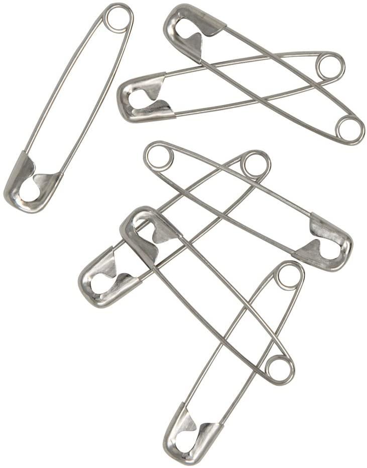 Supreme Safety Pins - Nickel Plated Steel Safety Pins Size #3 10 Gross ...