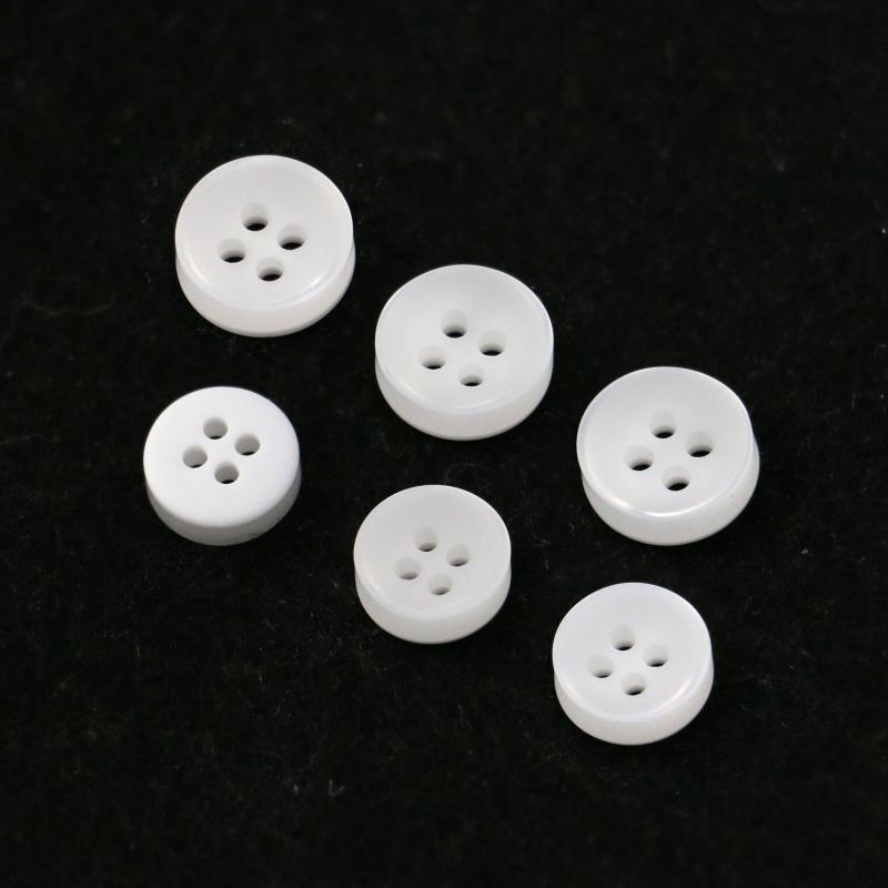 White Resin Buttons | GoldStar Tool