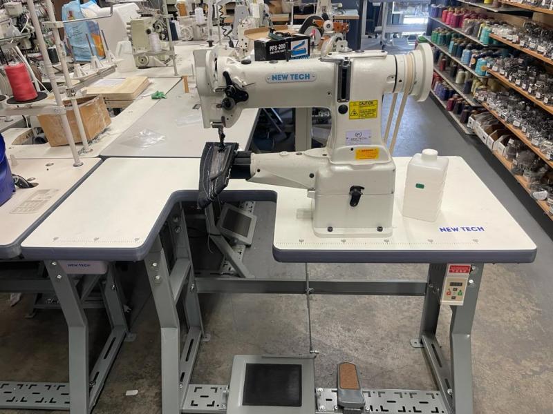 New-Tech GC-8B Cylindrical Bed Compound Feed Lockstitch Industrial ...