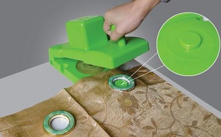 Adjustable Manual Curtain/Drapery Grommet Punch Machine | GoldStar Tool