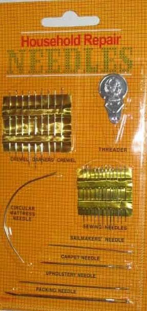 Household Repair Sewing Needles And Threader Set (27 pc) | GoldStar Tool