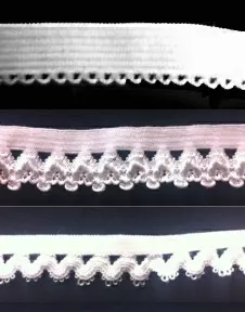 Decorative White Elastic Trim | GoldStar Tool