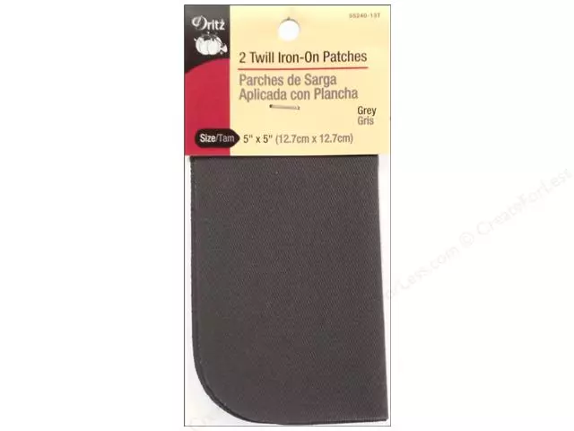 Twill Cotton Iron-On Patches by Dritz | GoldStar Tool