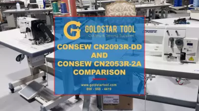Consew CN2053R-2A 3 Step Zig-Zag Lockstitch Industrial Sewing Machine ...