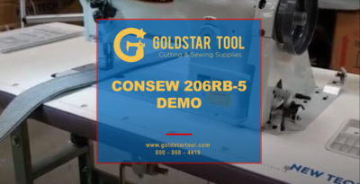 Consew 206RB-5 Sewing Machine With Table and Servo Motor | GoldStar Tool