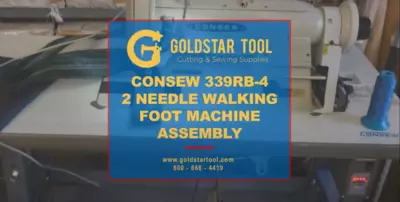Consew 339RB-4 2 Needle Walking Foot Machine | GoldStar Tool