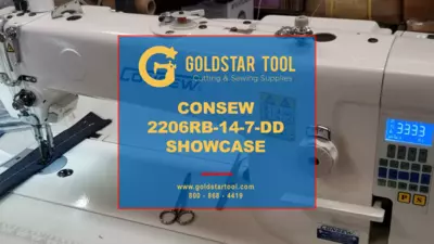 Consew 2206RB-14-7-DD Industrial Sewing Machine | GoldStar Tool