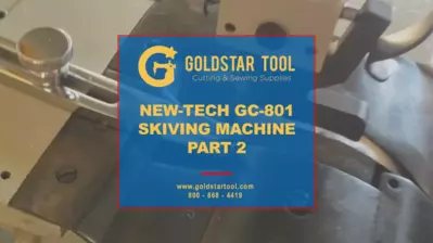 New-Tech GC-801 Skiving Machine With Table and Servo Motor | GoldStar Tool